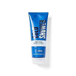 Duke Cannon Cold Shower Ice-Cold Body Scrub - 8oz Exfoliating Menthol & Caffeine Scrub with Aloe Vera, Plant-Based Thickeners, and Glycerin for Cooling Hydration