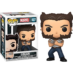 POP Marvel: X-Men 20th Anniversary - Wolverine in Tanktop Funko Pop! Vinyl Figure (Bundled with Compatible Pop Box Protector Case) Multicolor 3.75 inches
