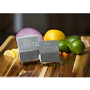 Tip Tough Finger Guard - Knife Protector for Safely Cutting, Chopping, Slicing in the Kitchen - Stainless Steel, Safe Cooking Tool for Hands - Ideal for Vegetables, Salads, Fruits (Large)