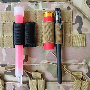 3 Packs 2-Round Ammo Cards 11mm-15mm Shotgun Shells Holder Ammunition Battery Pen Light Stick Tool Carrier Holder Pouch 800D Nylon