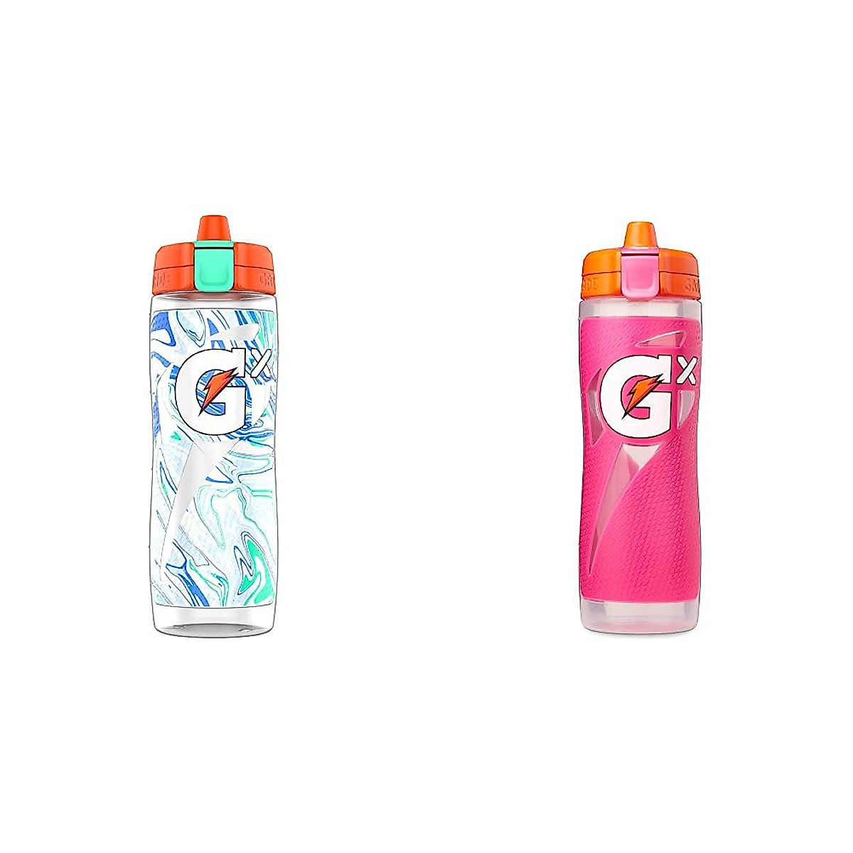 Gatorade Gx, Marble White & Gx Bottle, Pink, 30 Oz