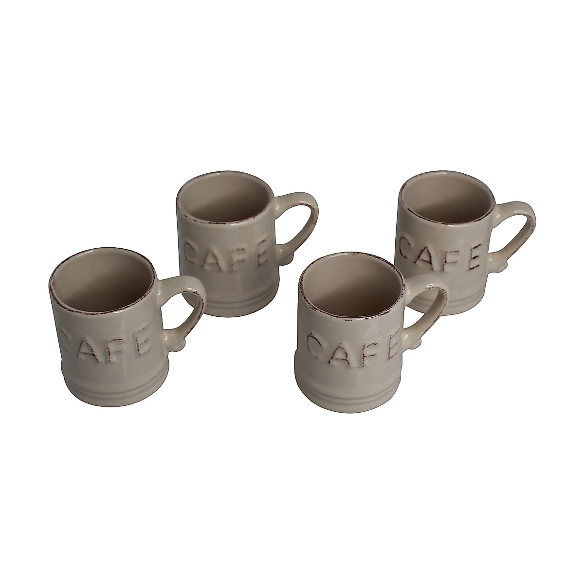 IMUSA USA 6pc 3oz Beige CAFÉ Espresso Cups