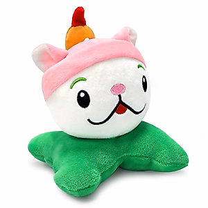 Maikerry 1 PC Plants vs Zombies Figures Plush Toy Stuffed Soft Doll Cattail Plant Toy.Great Gift for Halloween & Christmas(6" )