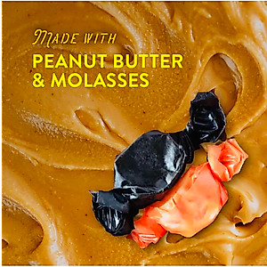 THE GOODS SHIPPER Melster Peanut Butter Kisses Taffy Candies 3.5 oz (3 Pack, Exp. Mid 2024)
