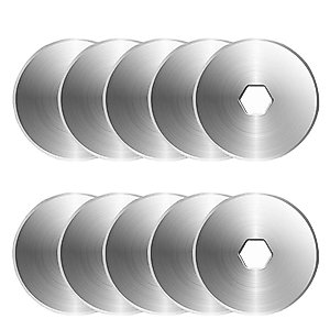 Kingsource SKS-7 Japanese Steel K-28/2 Replacement Straight Blade (10 Pack) Compatible with Carl DC-210/220/238/2501