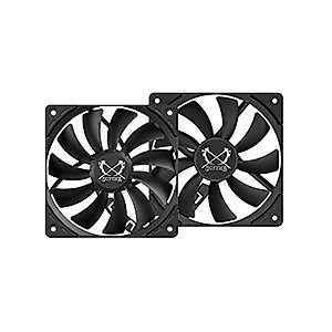 Scythe Fuma 2 Rev.B CPU Air Cooler, Intel LGA1700, LGA1151, AMD AM5/AM4/Ryzen 120mm, Dual Towers, Black Top Cover