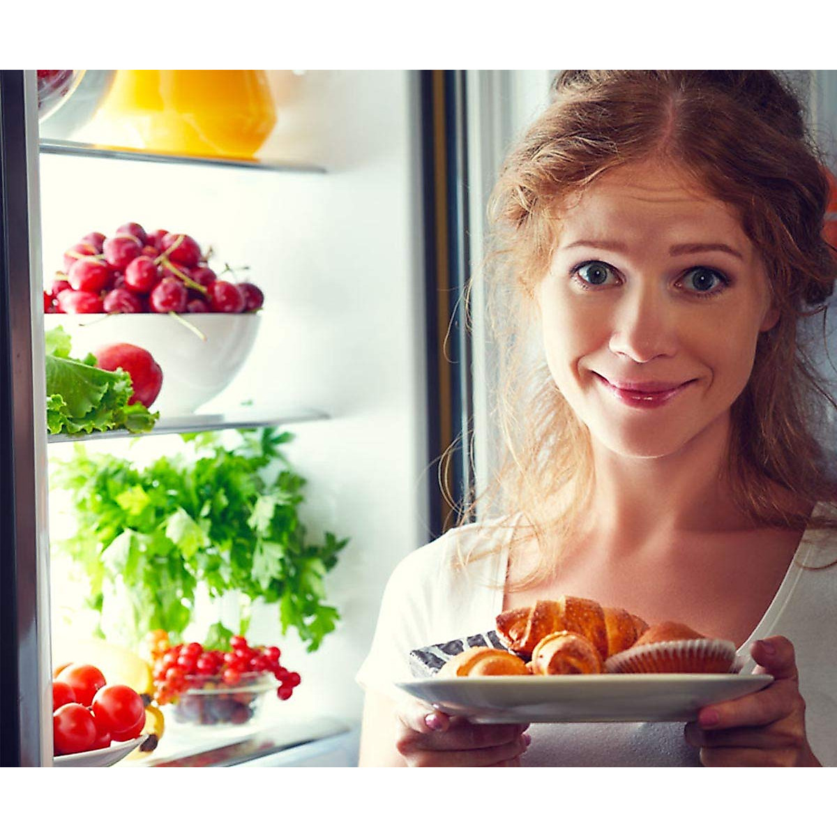 RIMOL Refrigerator Light Bulb, 40W Equivalent 120V A15 LED Fridge Bulbs 5 Watt Daylight White 5000K E26 Medium Base, Energy Saving Freezer Ceiling Home Lighting, Not-Dim, Waterproof, 2 Pack