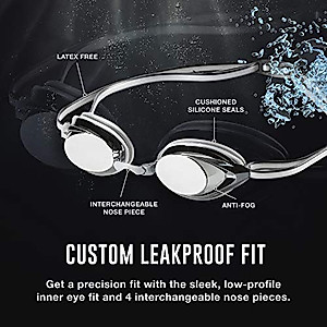 Speedo Unisex-Adult Swim Goggles Mirrored Vanquisher 2.0 - Manufacturer Discontinued
