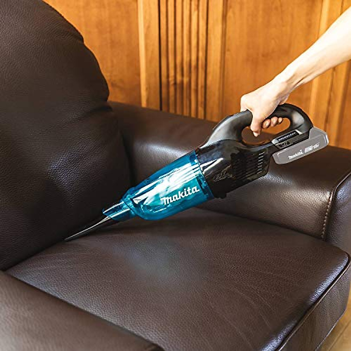 Makita XLC04ZBX4 18V LXT Lithium-Ion Brushless Cordless 3-Speed Vacuum, W/Push Button, Tool Only