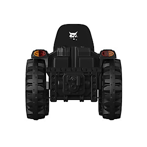 Best Ride On Cars Officially Licensed Bobcat Farm Tractor 12V Battery Powered Ride On for 3-6 Years Old - Kids' Electric Vehicles with Dual Speed Mode, Functional LED Lights & MP3 Player