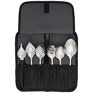 Mercer Culinary 7-Piece Plating Spoons II Set, Silver