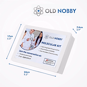 Old Nobby Organic Chemistry Set (425 pc) Molecular Model Kit with Atoms, Bonds, Guide, Bond Removal Tool - STEM Science Kits for Kids Toys Chemistry Set for Students Teachers Young Scientists