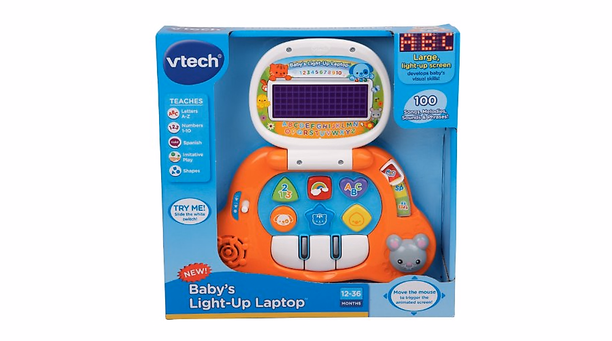VTech Baby's Light-Up Laptop: Fun Learning Toy