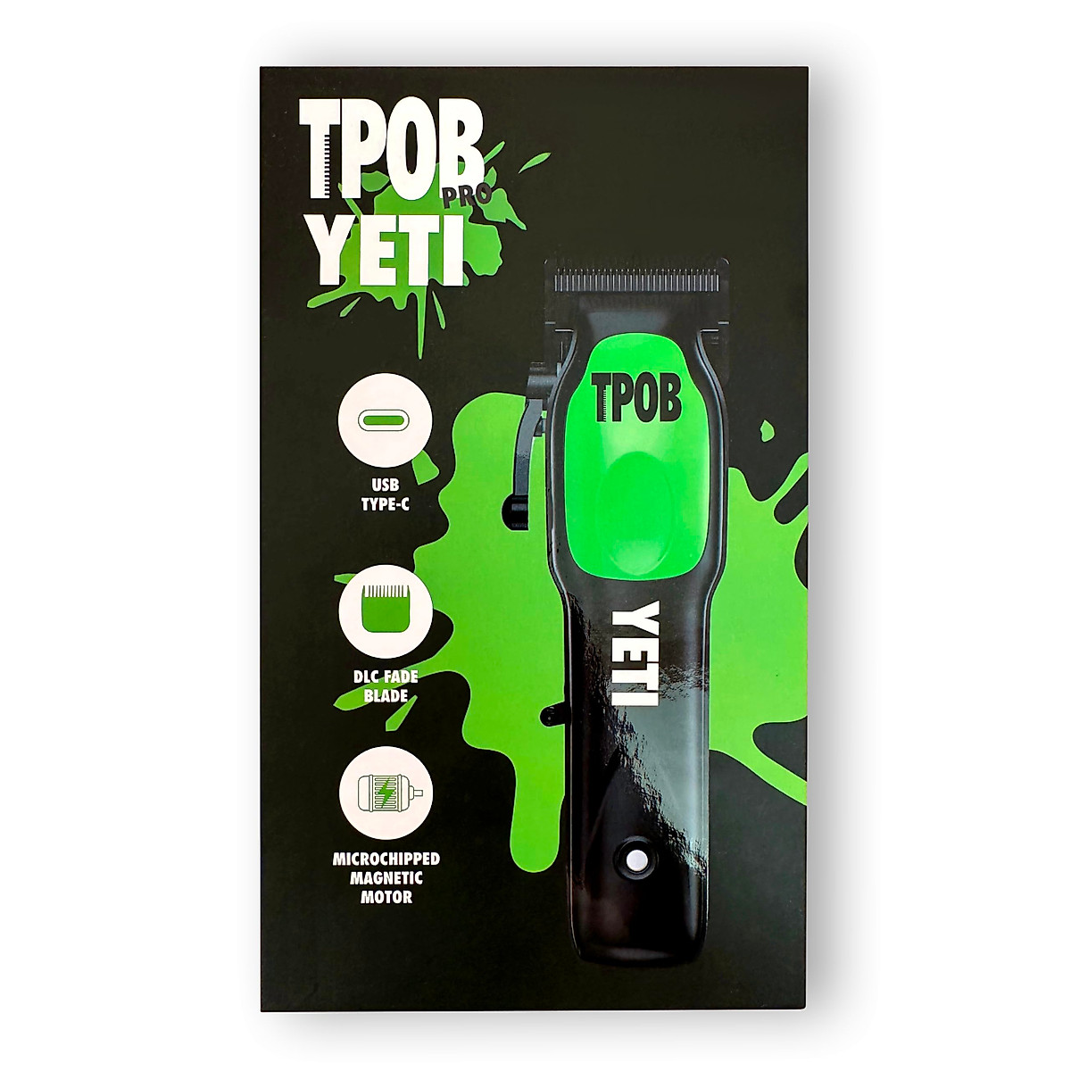 TPOB YETI Magnetic Microchipped 10000 RPM Professional Hair Clipper