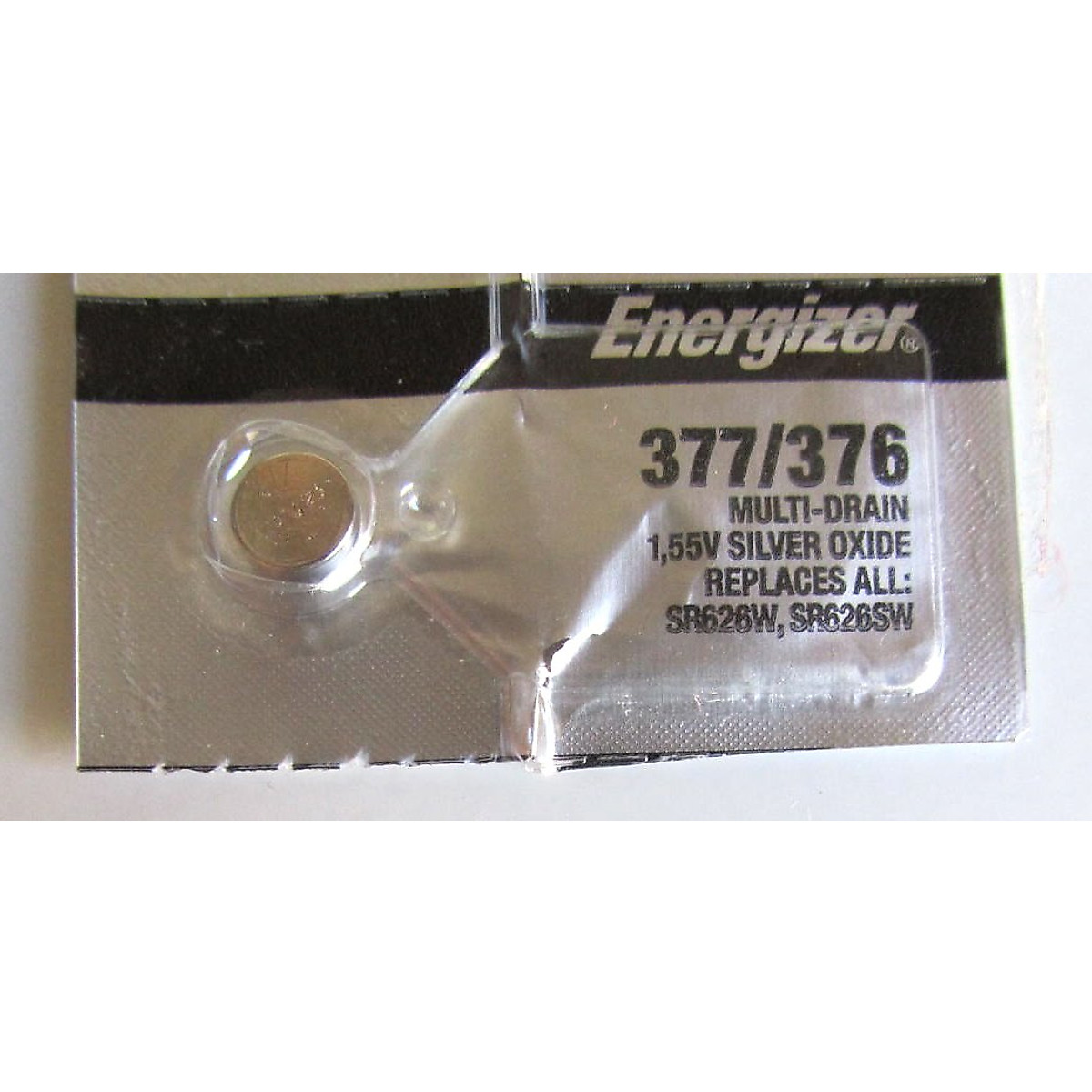 Energizer 377 376 Silver Oxide Watch Batteries SR626SW SR626W by Energizer