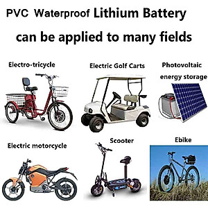 Unit Pack Power Electric Bike Battery - 48V Ebike Battery for 1800W/1500W/1200W/ 1000W Bicycle - Lithium ion Battery for E-Scooter(48V 20Ah)
