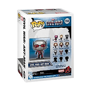 Funko Pop Marvel: Captain America: Civil War Build A Scene - Ant-Man Figure 8 of 12 - Amazon Exclusive - Collectable Vinyl Figure - Gift Idea - Official Merchandise - Toys for Kids & Adults