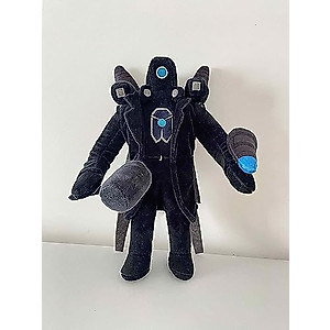 Skibidi Toilet Plush Toy, Cameraman Plush,Speakerman Plush.Fun and Whimsical Trio: Cameraman Plush, Skibidi Toilet Toy Plush, and Speakerman Plush Set for Kids and Collectors (Titan Cameraman Upgrade)