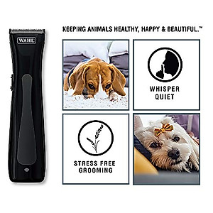 WAHL Professional Animal Mini Figura Pet, Dog, Cat, Horse, and Livestock Pet Trimmer Kit (#9868), Black, one Size