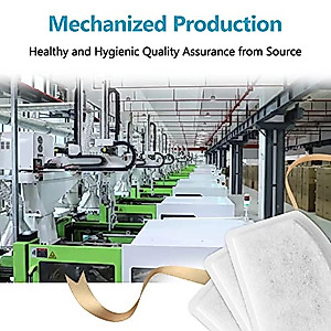 ORSDA Cat Water Fountain Filters, 12 Packs Replacement Carbon, Resin Filters for D60 100oz/3L Automatic Pet Fountain Cat Water Fountain Dog Water Dispenser, 3 Triple Filtration System