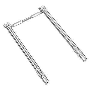 Petrirufun 69785 Grill Burner for Weber Spirit I & II 200 Series, Grill Replacement Parts for Spirit E210 E220 Spirit S210 S220 Gas Grills with Up Front Control Tube, Stainless Steel
