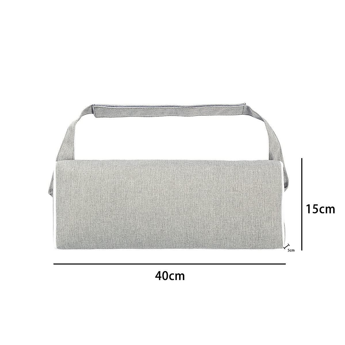 Enipate Outdoor Chaise Lounge Head Pillow, Pack of 2 Water Resistant Headrest Pillows with Elastic Band for Pool Patio Chairs