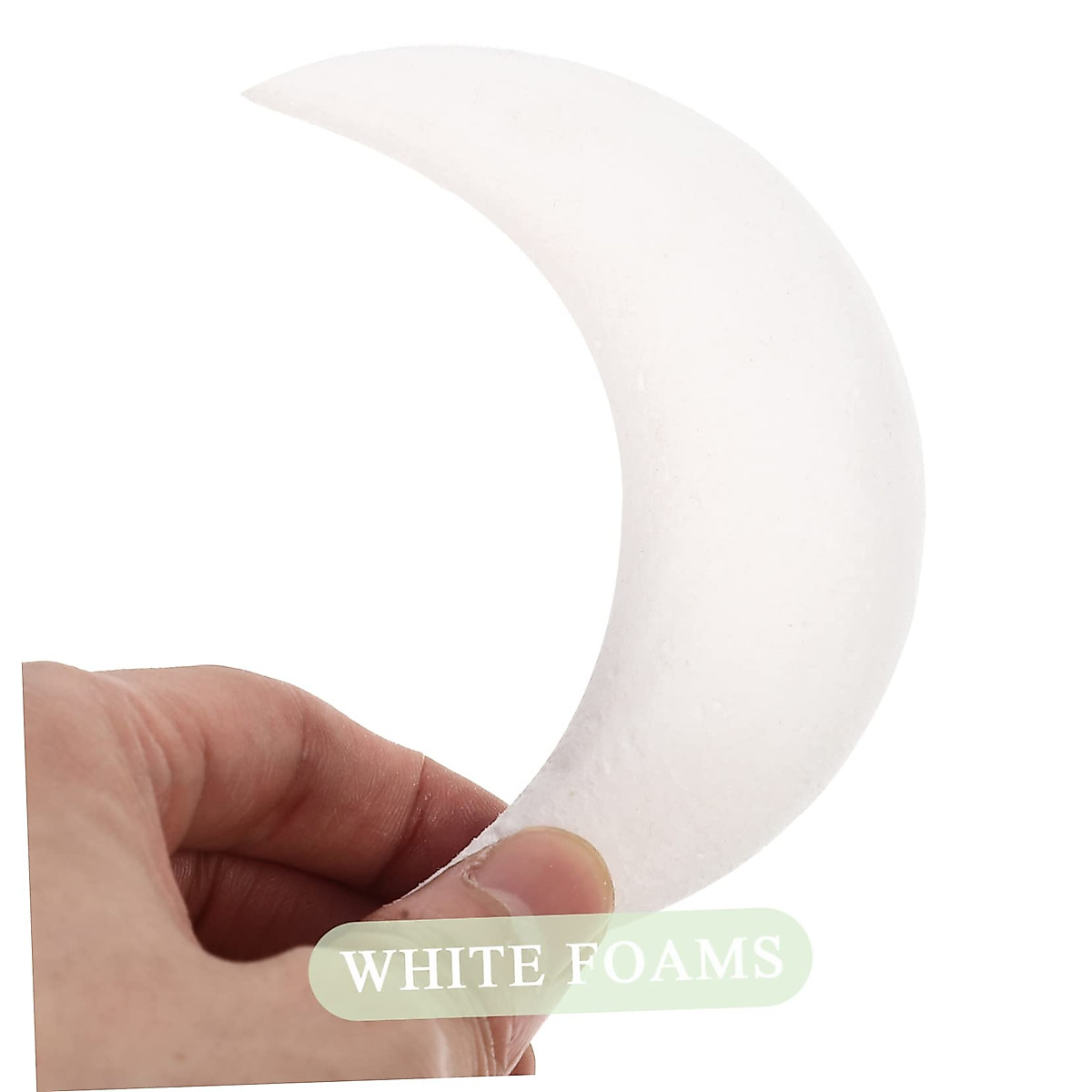 Abaodam Moon Cake Embryo Cake Turntable for Decorating Fake Cake Model Cake Practice Dummy Multitools Faux Wedding Cake Wedding Cake Stand Cake DIY Model Crafts Blank Child White Foam