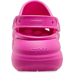 Crocs Unisex Classic Crush Clogs | Platform Shoes, Juice, 8 US Men