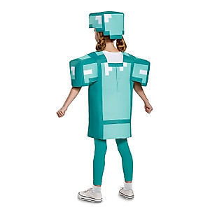 Armor Classic Minecraft Costume, Blue, Medium (7-8)
