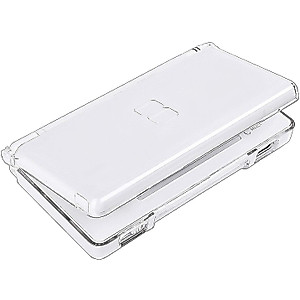 KlsyChry Transparent Hard Shell Case Cover Compatible with Nintendo DS Lite NDSL, Replacement Protective NDS Lite Crystal Clear Housing Case（Not for Nintendo DS or Dsi）