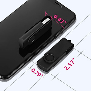 10 Pack DataOcean 4GB USB 2.0 Flash Drive Memory Stick Thumb Drives (4GB X 10 Mixed Colors)