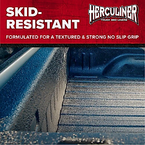 HERCULINER Black 6 Foot Truck Bed Roll on Bedliner Kit