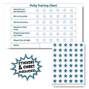 Disney Boys' Toddler Mickey Mouse Potty Starter Kit with Stickers & Tracking Chart in Sizes 18M, 2T, 3T, 4T, 10-Pack Training Pant