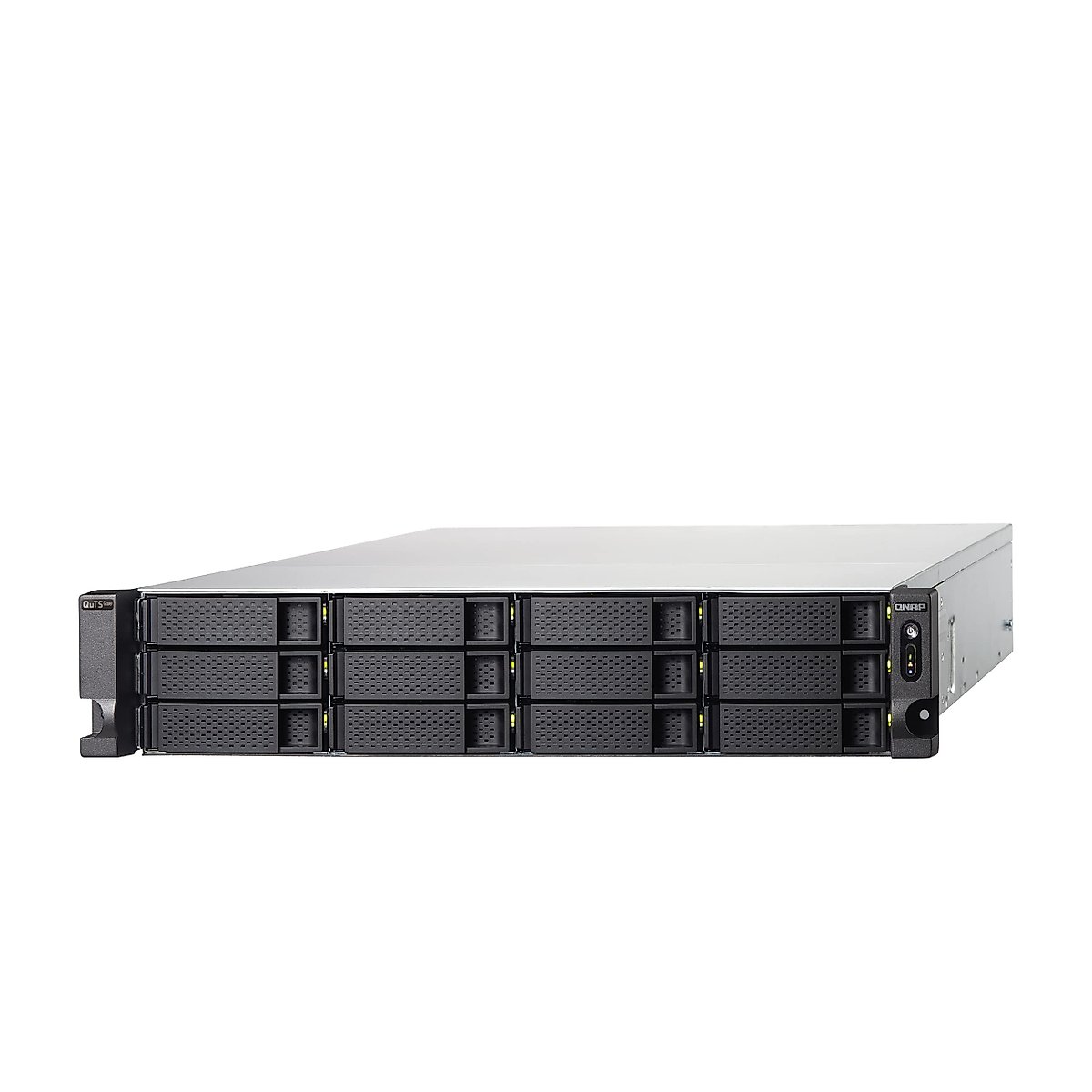 QNAP TS-h1886XU-RP-R2-D1622-32G-US 18 Bay rackmount NAS with Intel® Xeon® Processor, 32GB DDR4 ECC RAM, 10GbE-Ready and ZFS Storage for virtualization and Data-Intensive Enterprise Applications