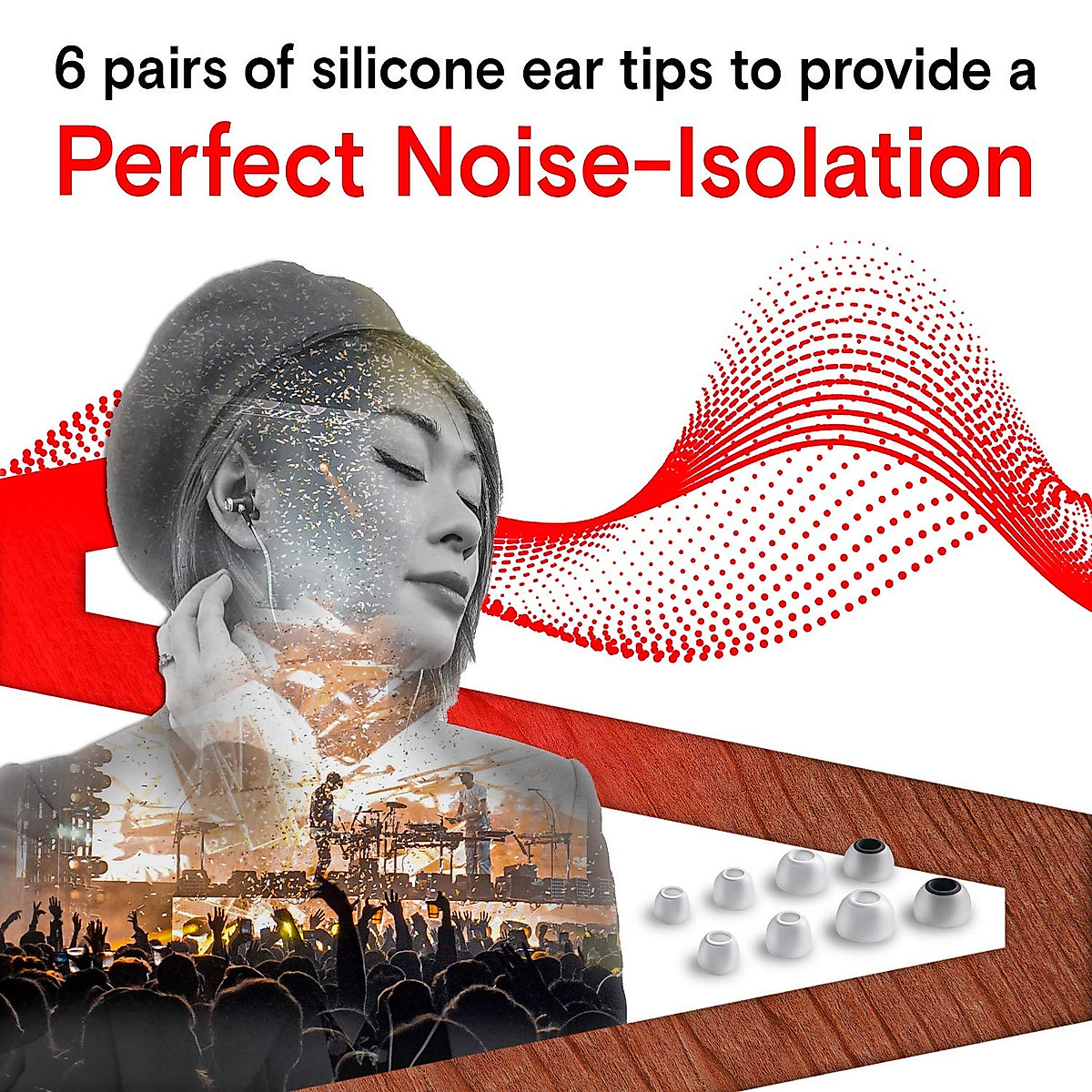 Symphonized Save 10% on NRG X Wired Earbuds with Microphone with 90% Noise Cancelling White & Blue Set