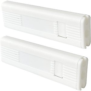 Cutelec Cord Weight Spare 2pcs for Vertical Blind, Roller Blinds Window Shutter White Plastic Safety Handle Tensioner Device Blinds Accessories