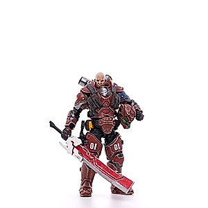JoyToy 01st Legion Actions Figures Model Doll Collection Ornaments Home Decoration Birthday Gifts (Red Blade)