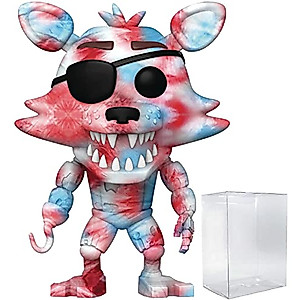 POP Five Nights at Freddy's - Tie Dye Foxy Funko Vinyl Figure (Bundled with Compatible Box Protector Case), Multicolor, 3.75 inches
