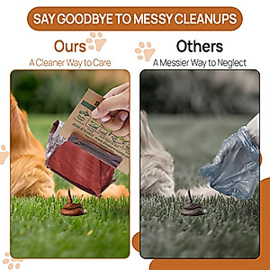 Dispoz-A-Scoop "Scoop-Seal-Dispose” Dog Pooper Scooper with Bag Attachment| No-Touch Pooper Scoopers Solution| Portable Pooper Scooper for Dogs Large and Small| Dog Poop Scooper for Yard Walk| (48)