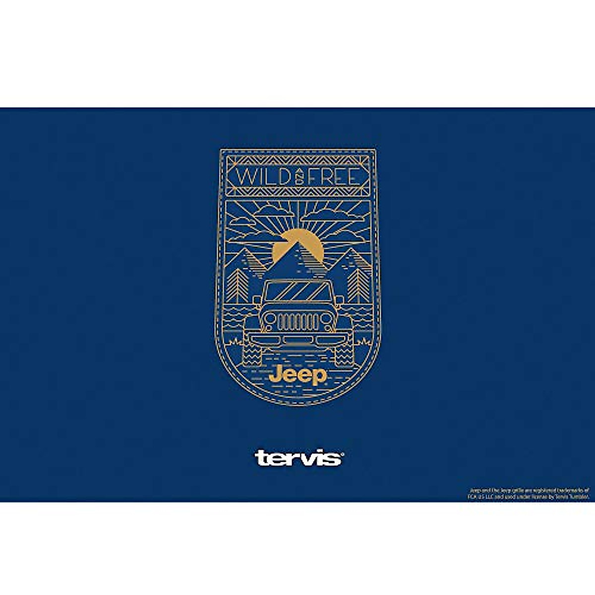 Tervis Jeep Triple Walled Insulated Tumbler, 30 oz Stainless Steel, Wild and Free