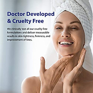 Dr. Denese SkinScience Triple Strength Wrinkle Smoother Advanced Treatment Combines Natural Extracts with Enhanced Peptide Technology To Tighten & Firm Skin - Paraben-Free, Cruelty-Free - 3.4oz