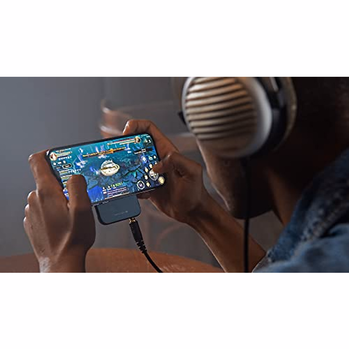 Khadas Tea-Portable Headphone Bluetooth Amplifier,HiFi Hi-Res DAC USB Bluetooth 5.0, LDAC/aptX HD, PCM, DSD, MQA 32bit/384KHz ESS ES9281ACPro Qualcomm QCC5125 (Teal Blue)