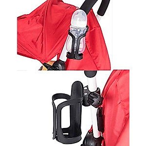 Jueshanzj Universal Baby Stroller Cup Holder for Walker Wheelchair Pushchair Trolleys Bike Black (Multipurpose) Suitable for Most Cup