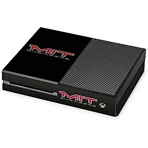 Skinit Decal Gaming Skin Compatible with Xbox One Console - Officially Licensed Massachusetts Institute of Technology MIT Engineers Black Design