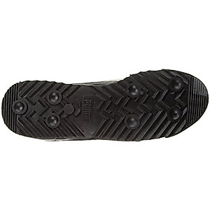 PUMA Mens Roma Sneaker, Basic black-black, 9.5
