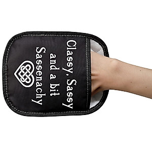 LEVLO Dragonfly Fans Gift Sassenach Merchandise for Jamie Fraser Fans Classy Sassy and A Bit Sassenachy Dragonfly Pot Holders (Classy Sassy)