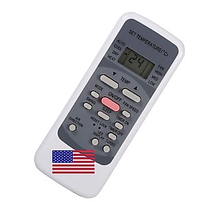 CHOUBENBEN Replacement Remote Control for ECO AIR R51I4/BGE R51I4/BGCE R51I19/BGE R51I19/BGCE ECO940SD ECO1240SD ECO1840SD AC Air Conditioner