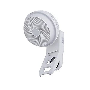 Heal Smart 7 inch Wall Mount Fan, 3 Speeds & 3 Modes, 15 Hours Timer, 60° Oscillating Circulating Fan, with Remote Control, Air Circulation Fan for Indoor Use, White