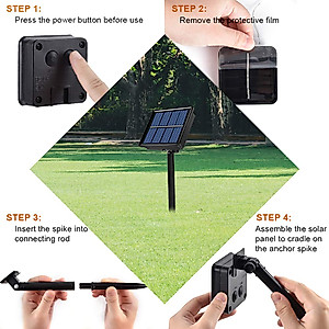 Solar String Lights, Ankway 200 LED Fairy Lights 8 Modes 3-Strands Copper Wire 72 ft Waterproof IP65 Solar String Lights Outdoor Indoor Patio Garden Christmas Decorative (Warm White)