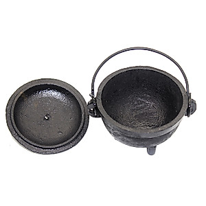 Govinda - Cast Iron Cauldron: 4 1/2" Diameter Plain